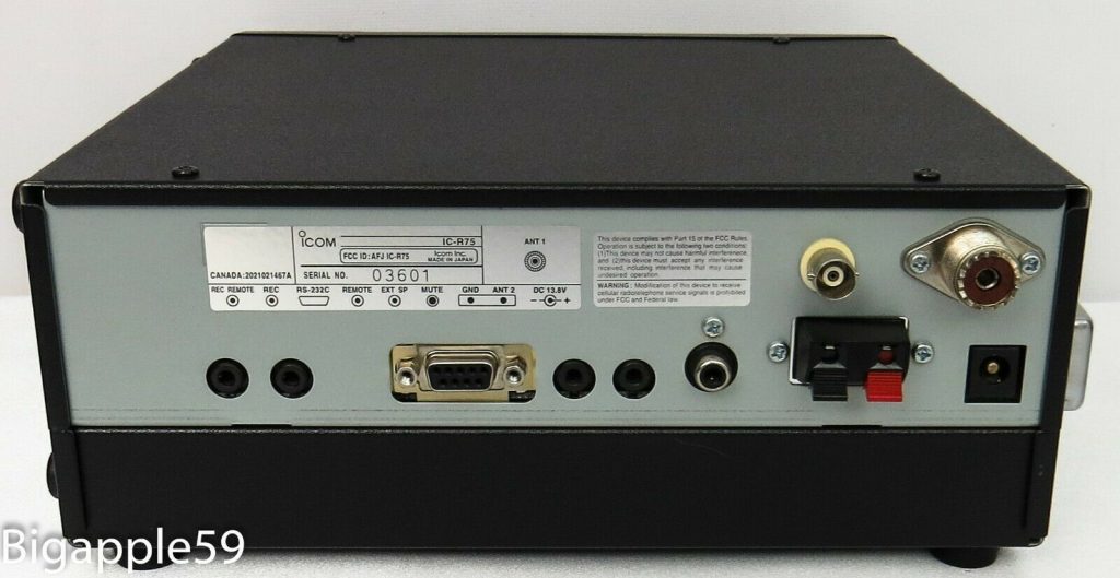 Icom IC-R75 Mini Review - John's Tech Blog