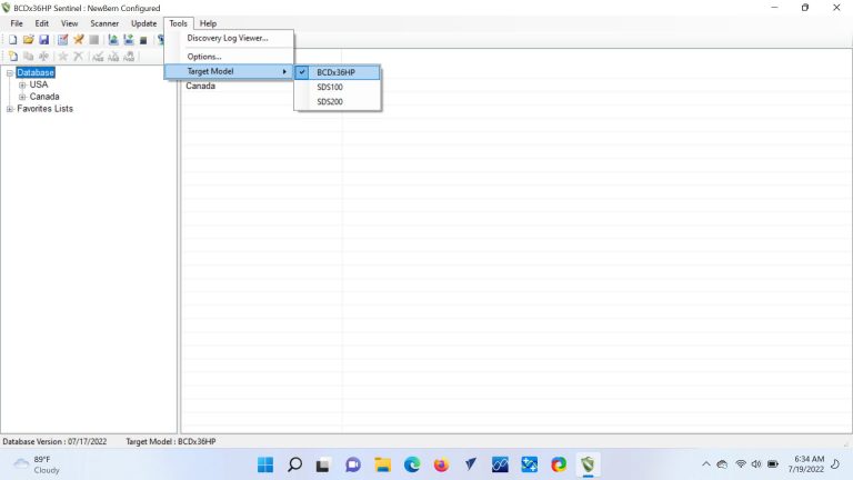 Programming a Uniden Scanner With Sentinel - John's Tech Blog