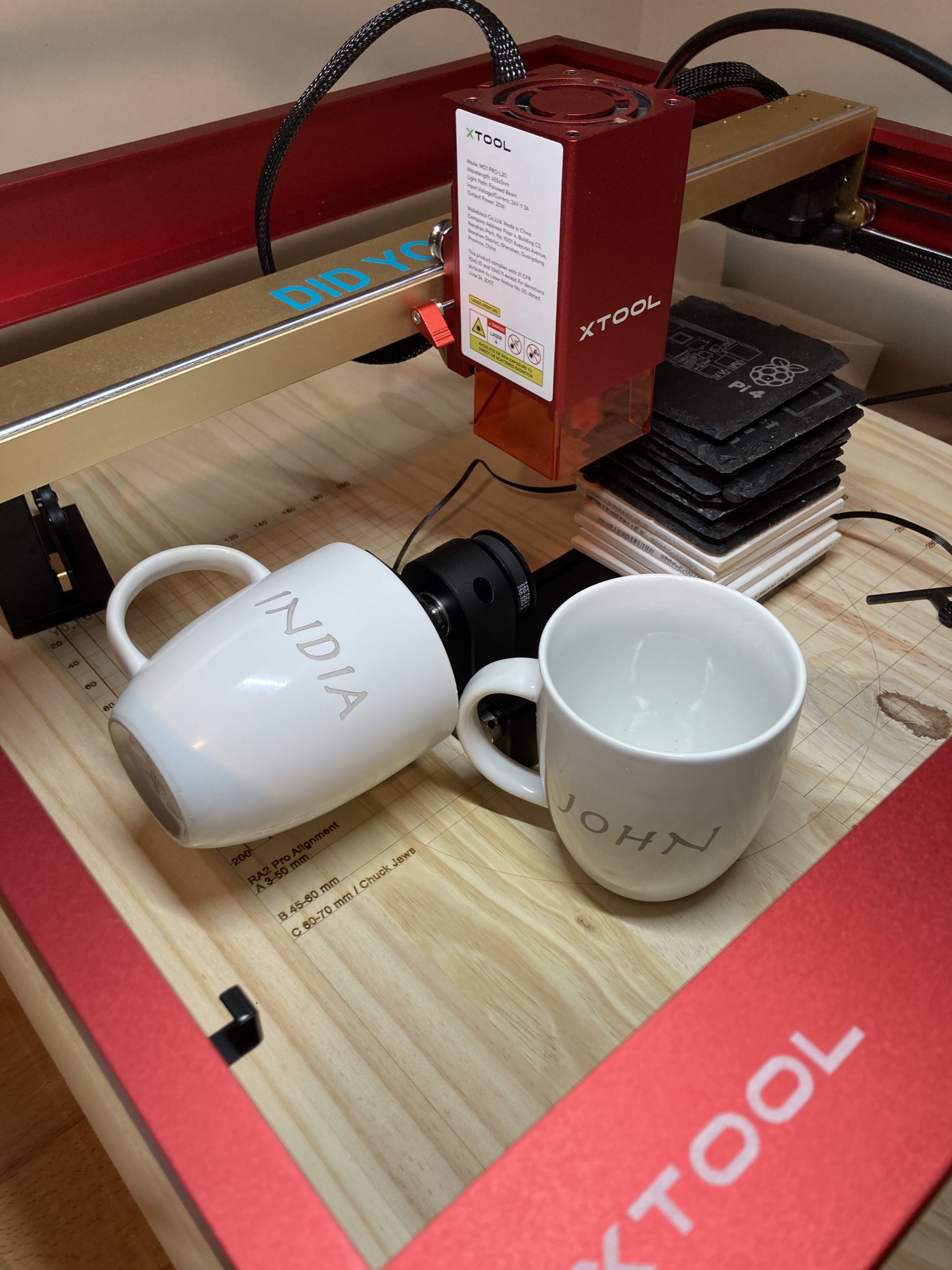 xTool RA2 Rotary Pro - John's Tech Blog