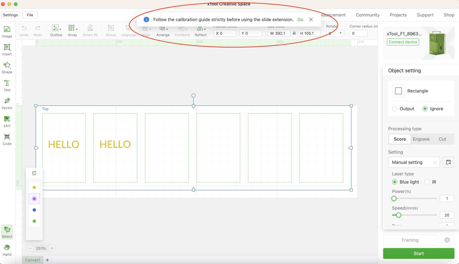 xTool F1 Slide Extension - John's Tech Blog