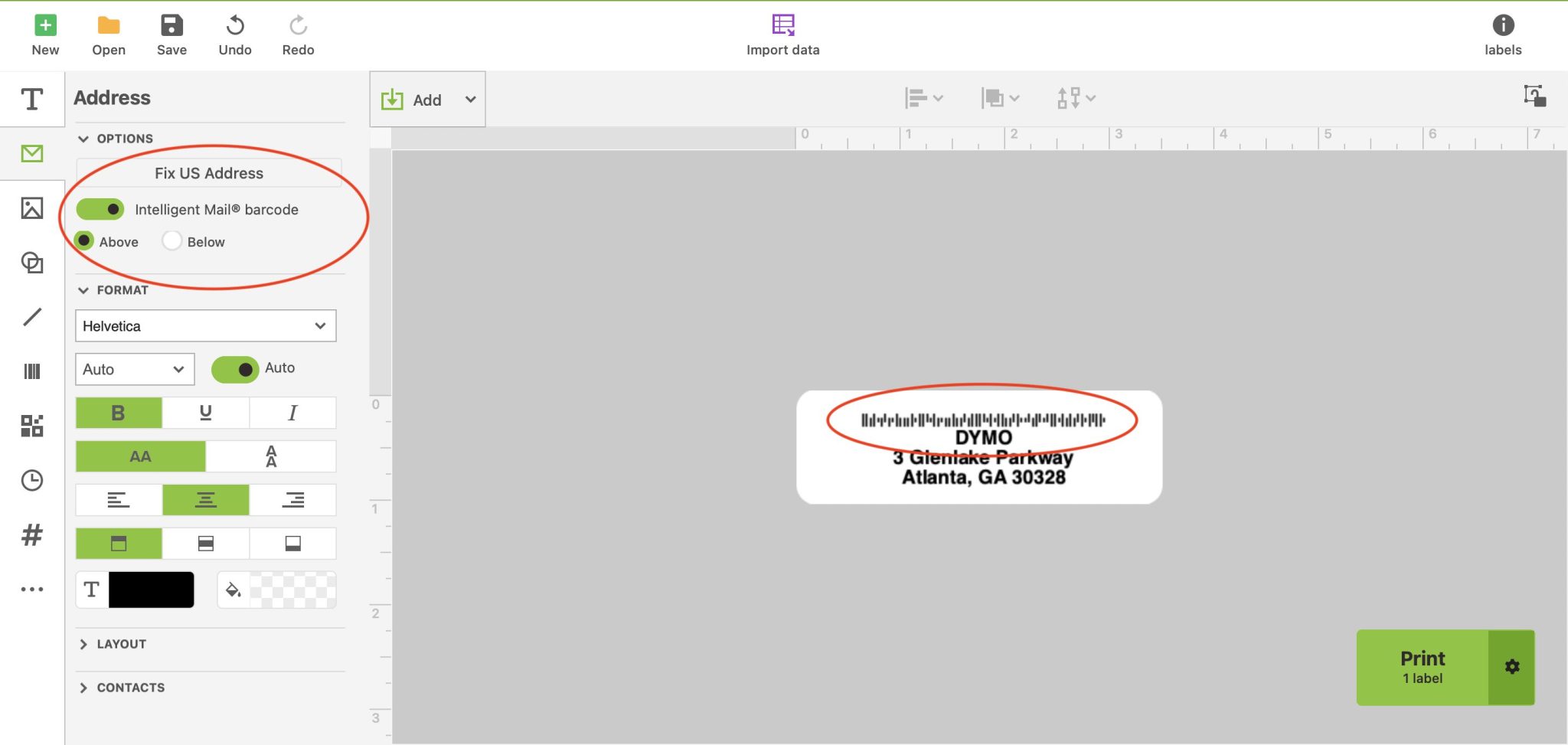 USPS Intelligent Mail Barcode With Dymo - John's Tech Blog